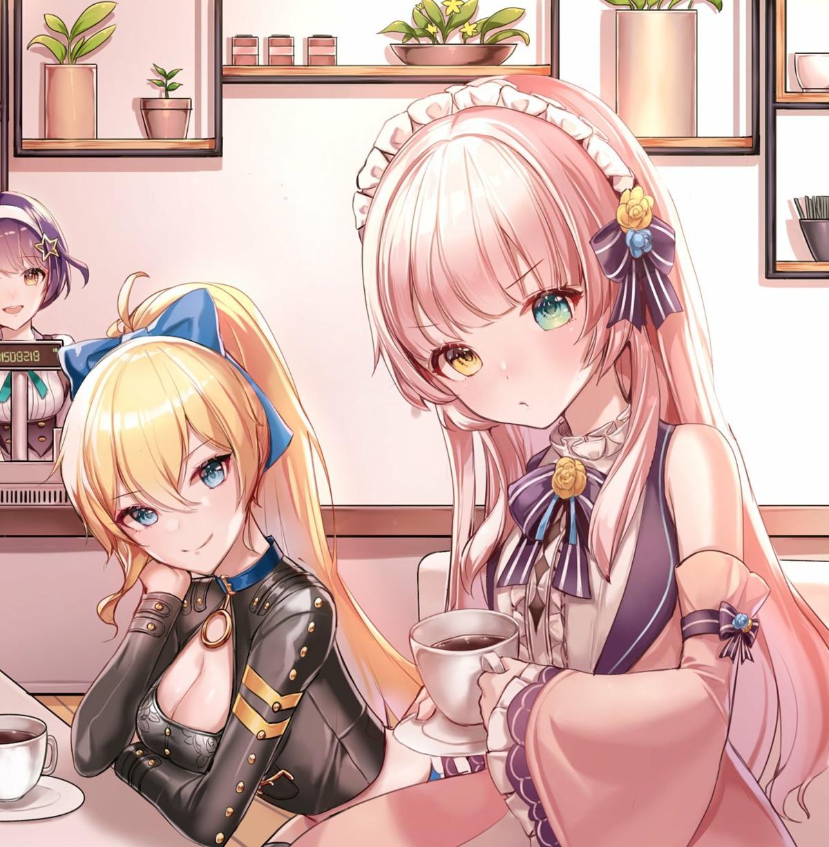 misyune girl cafe gun girl cafe gun ii eksistere kyrenia juno emmons shi wuyou heterochromia ...